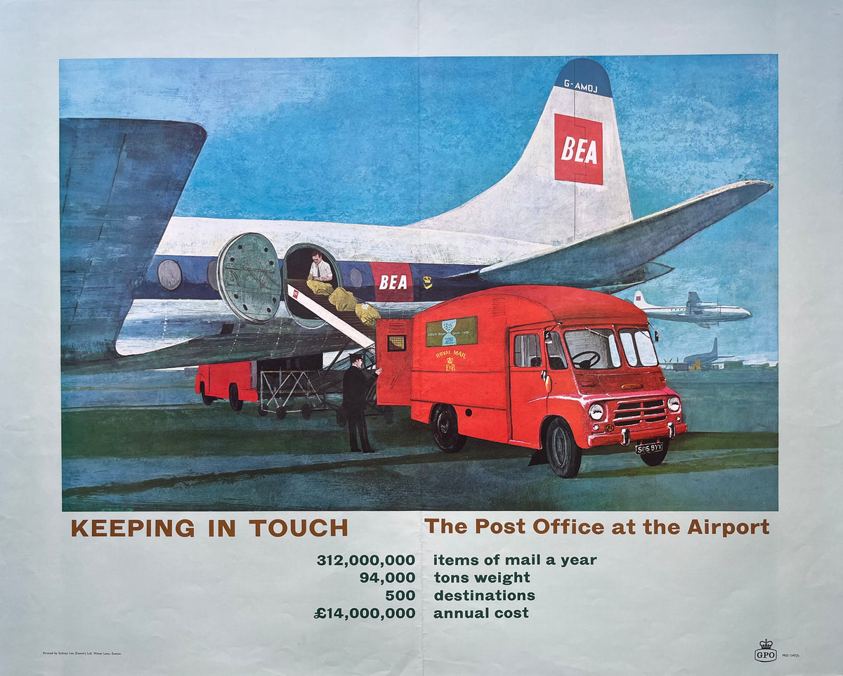 GPO The Post Office at the Airport using BEA – Travel on Paper