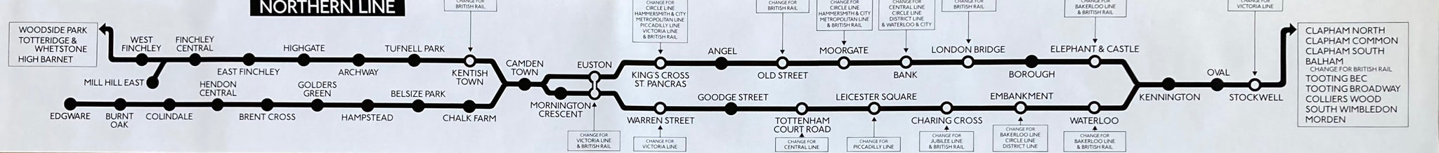Northern Line Carriage Map – Travel on Paper